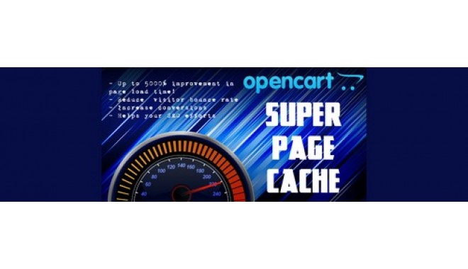 OpenCart Super Page Cache: Site Speed Booster
